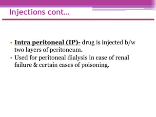 Route of drug administration-An overview | PPTX