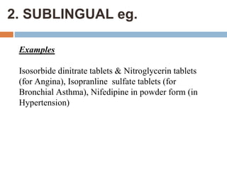 Route of drug administration | PPTX