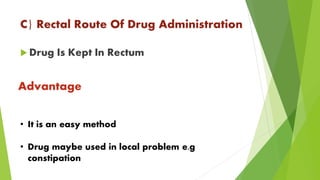 Route of drug administration | PPT