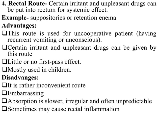 Route of drug administration (2) | PPT