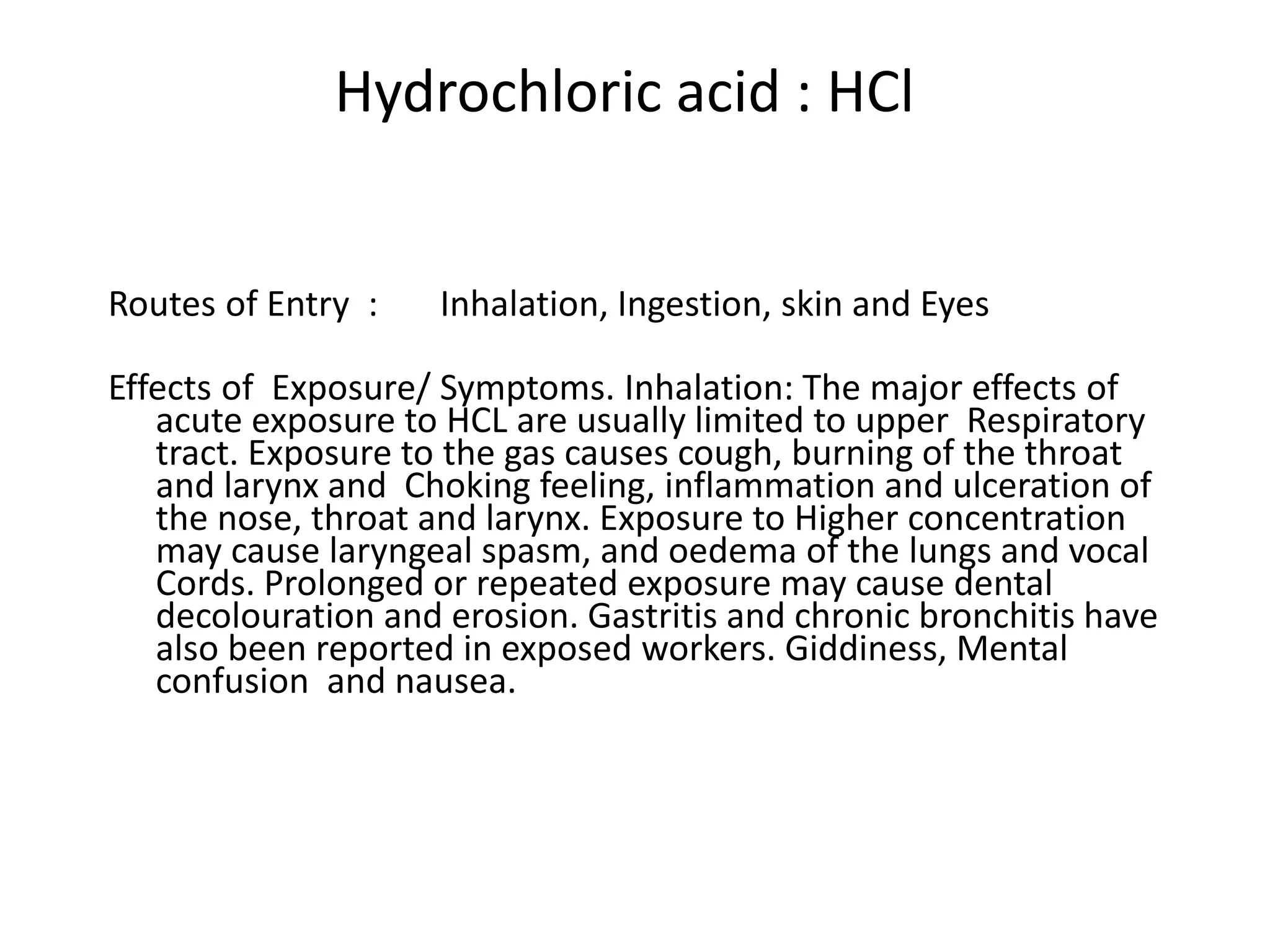 Route of entry efffects by diffrent chemicals & PPE | PPTX | Lung and ...