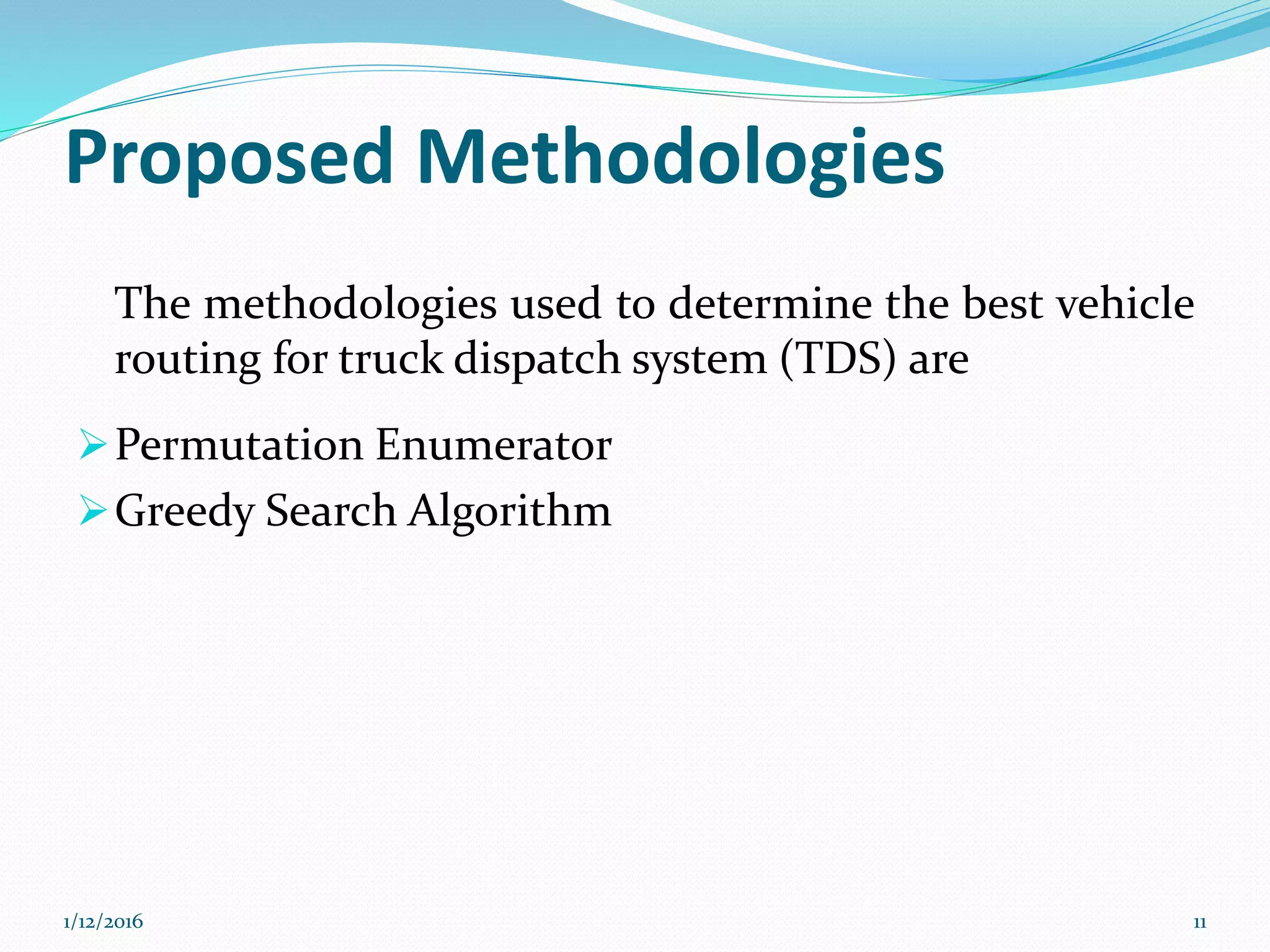 Route Optimization Algorithm.. | PPTX
