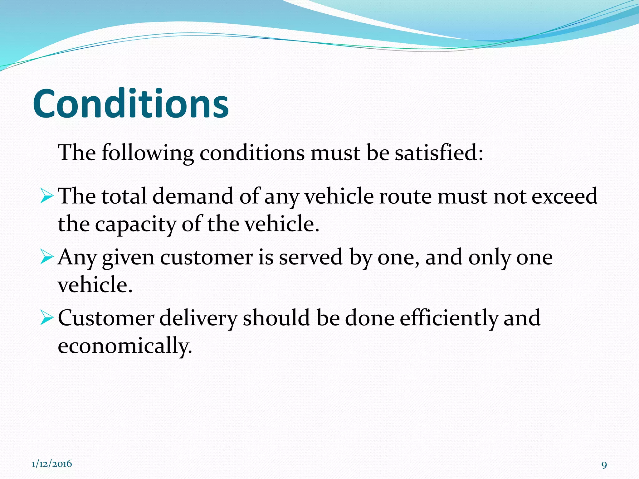 Route Optimization Algorithm.. | PPTX