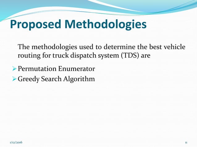Route Optimization Algorithm.. | PPTX | Computing | Technology & Computing