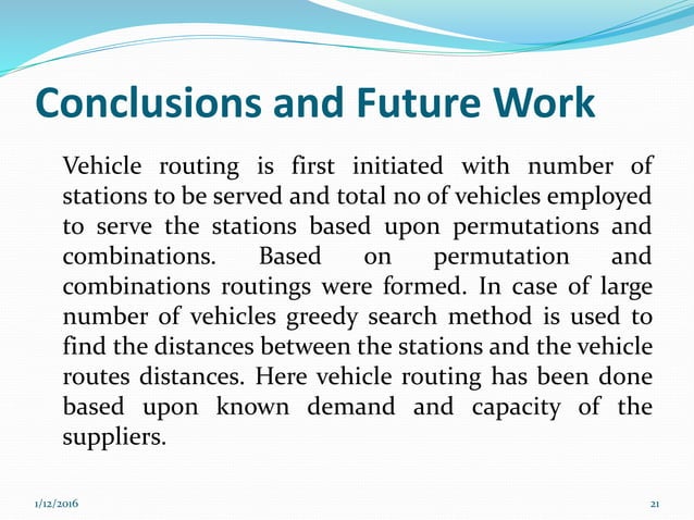 Route Optimization Algorithm.. | PPTX | Computing | Technology & Computing