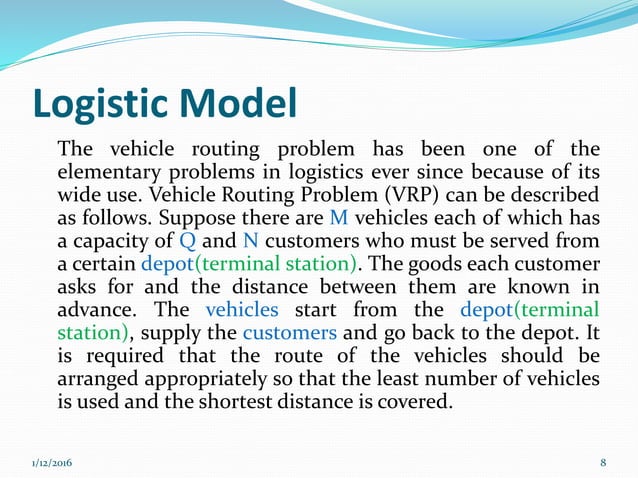 Route Optimization Algorithm Pptx Computing Technology And Computing