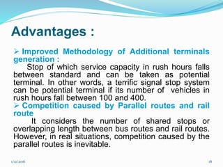 Route optimization algorithm.. | PPTX