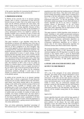 Route optimization in manets with aco and ga | PDF | Computer ...