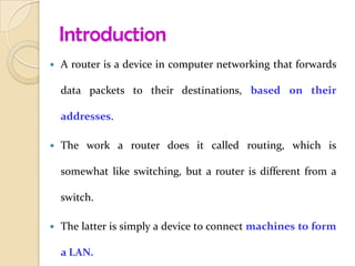 router-110317231336-phpapp02.pdf | Internet for Beginners | Internet