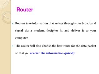 Router | PPTX