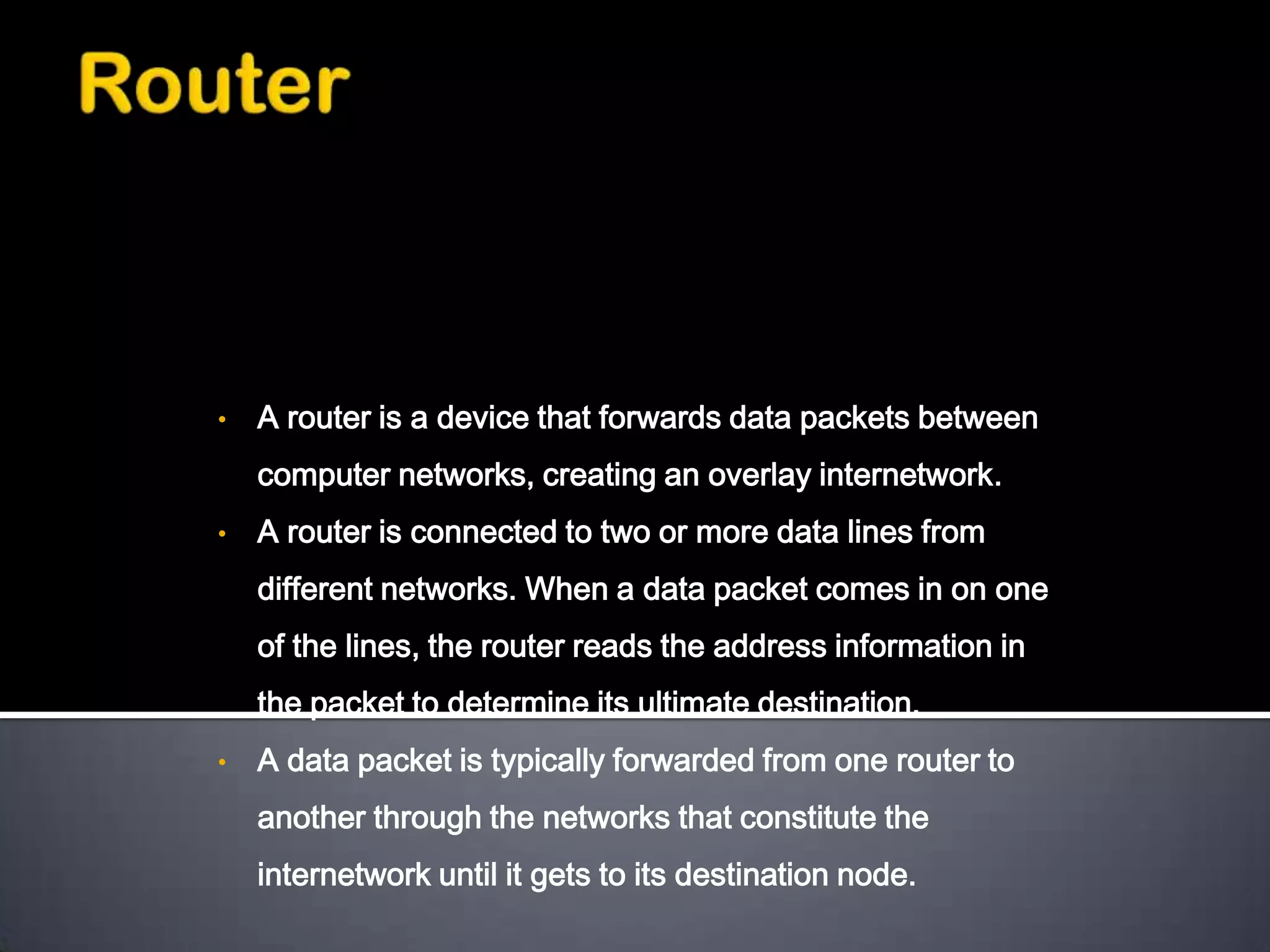 Router | PPT
