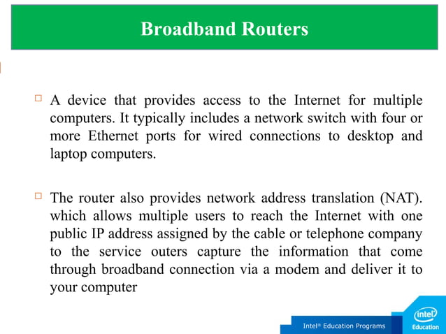router is a computer networking device that forwards | PPT