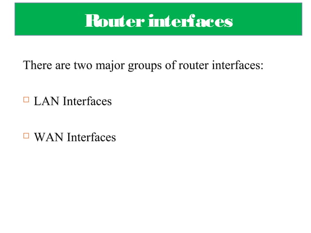 router is a computer networking device that forwards | PPT