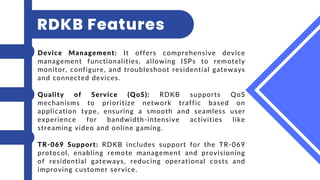 Exploring RDKB: Revolutionizing Residential Gateway Design | PDF