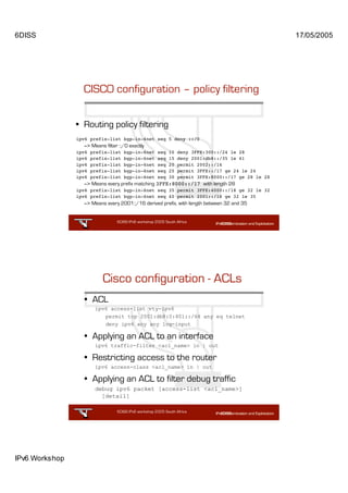 Router configuration | PDF