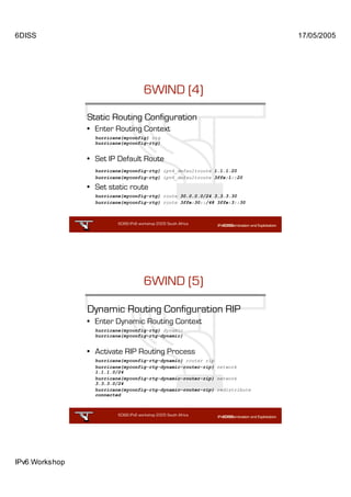 Router configuration(1) | PDF