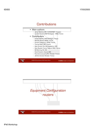 Router configuration(1) | PDF