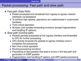 Router internals | PPT