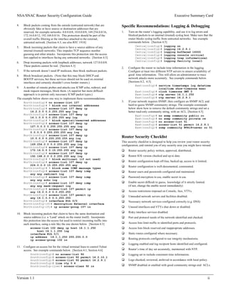 Router security-configuration-guide-executive-summary | PDF | Computer ...