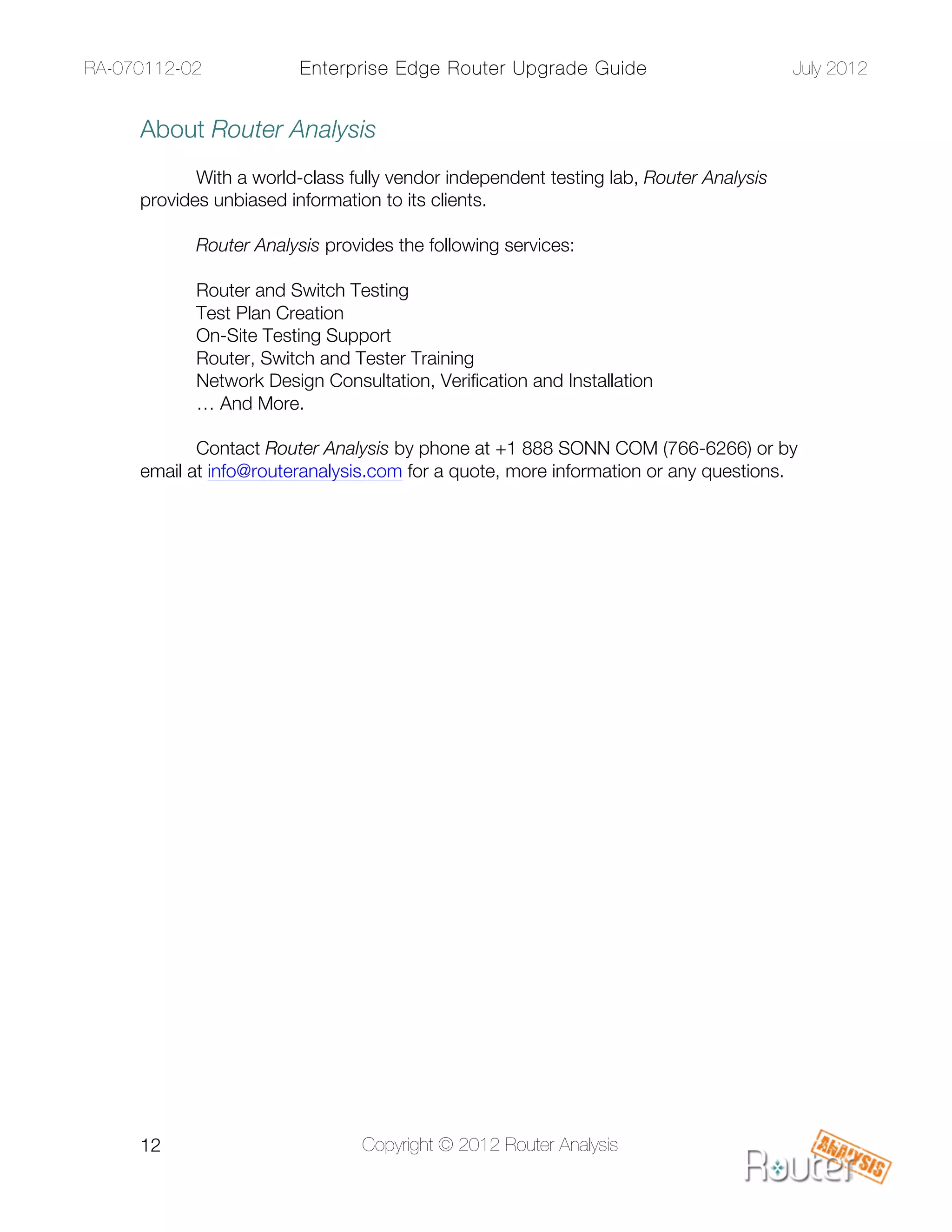 Enterprise Edge Router Upgrade Guide | PDF