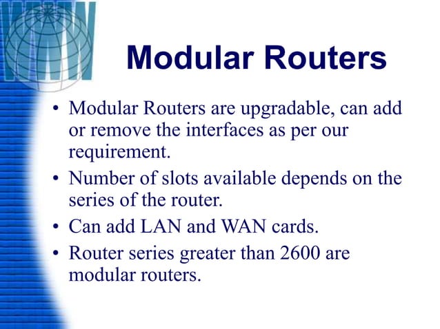Router and routing | PPTX | Operating Systems | Computer Software and ...
