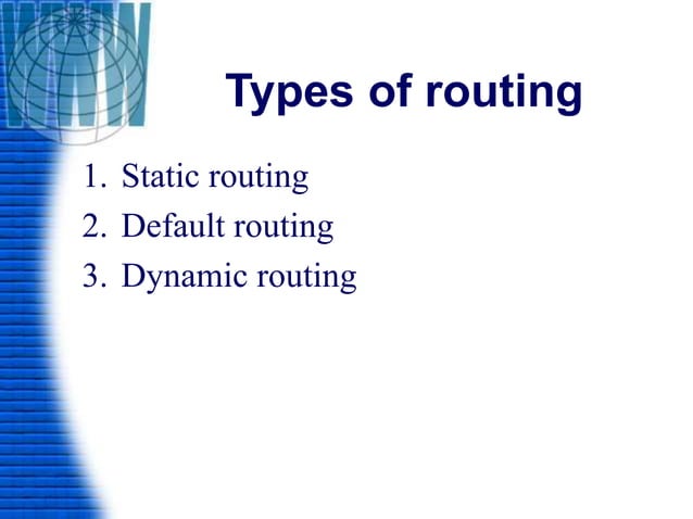 Router and routing | PPTX | Operating Systems | Computer Software and ...