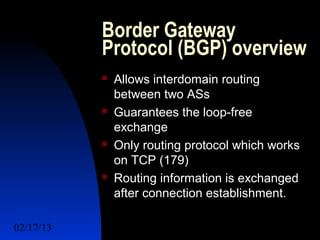 Router and Routing Protocol Attacks | PPT