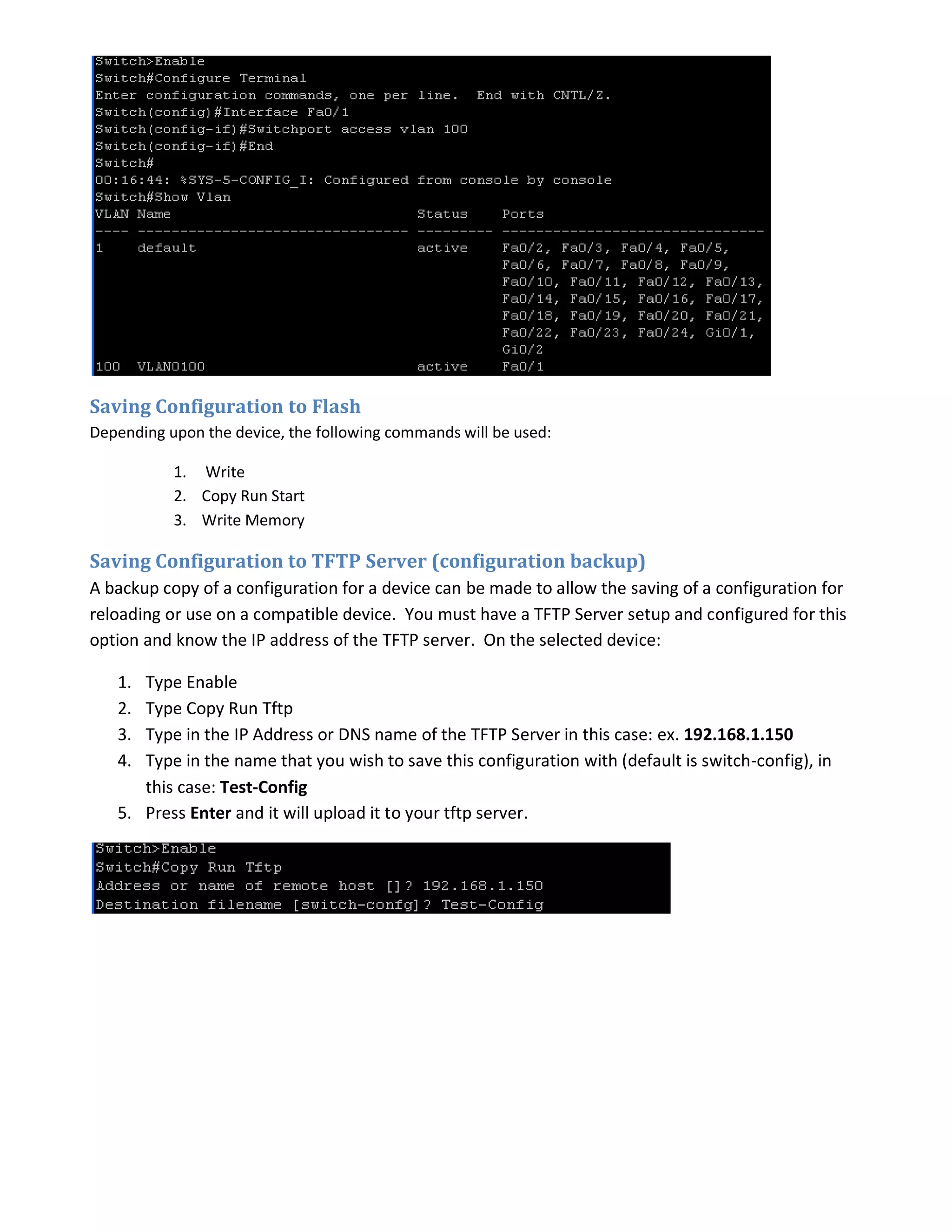 Router and switch basics configuration | PDF
