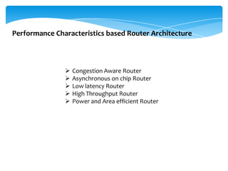 Router architectures | PPTX