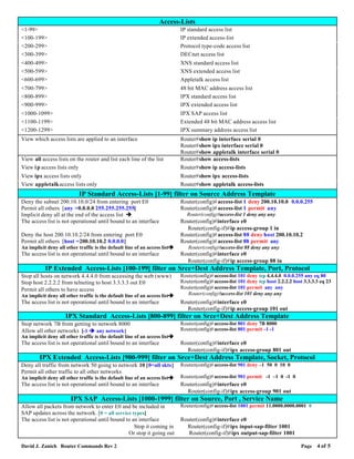 Router commands | PDF