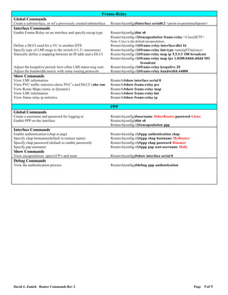 Router commands | PDF