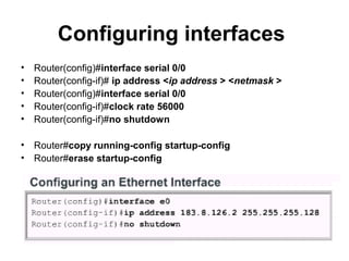 Router configuration | PPT