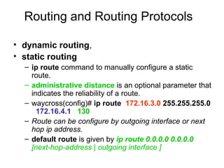 Router configuration | PPT