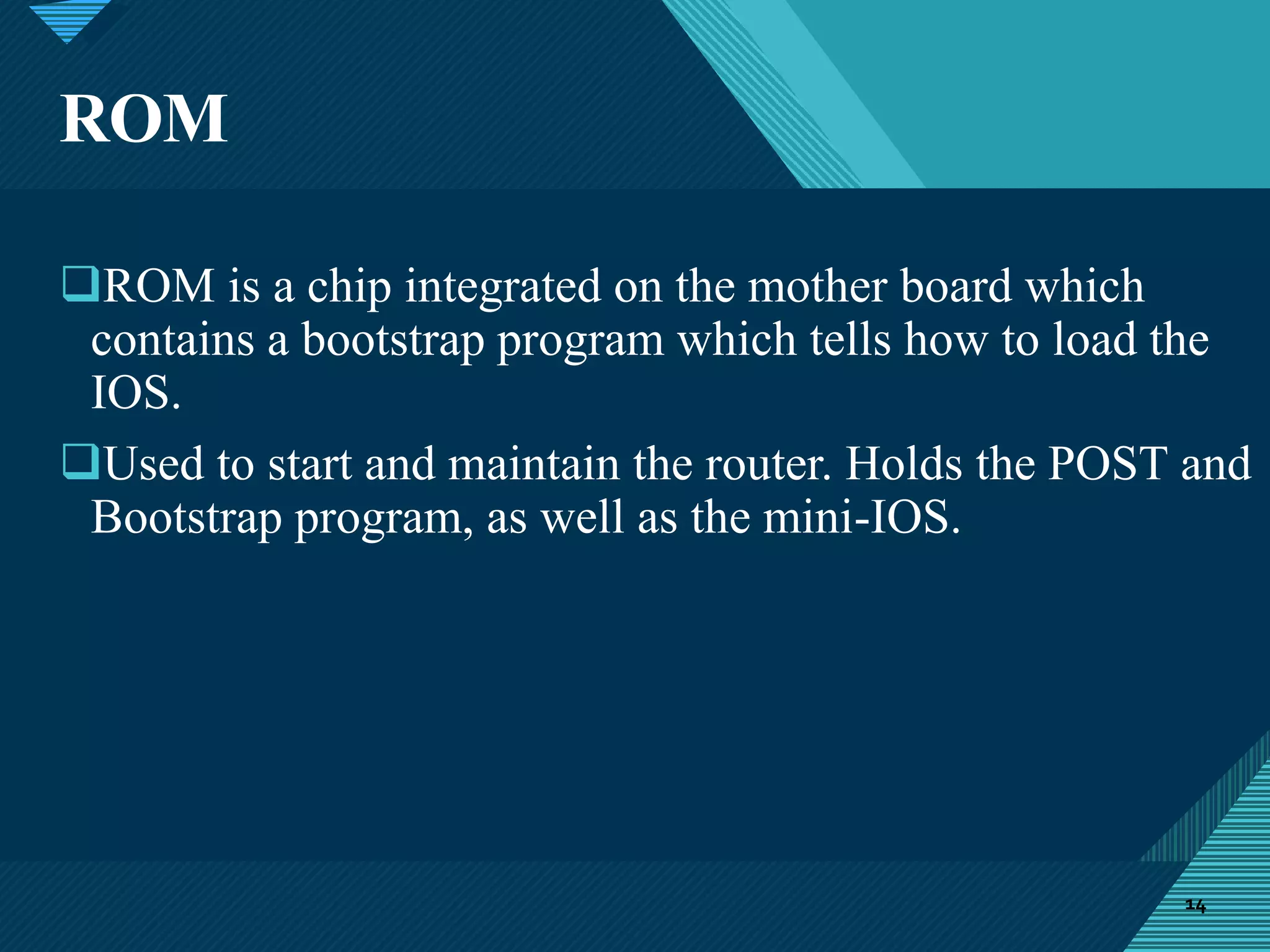 Router configuration | PPTX