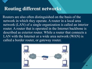 Router configuration | PPTX