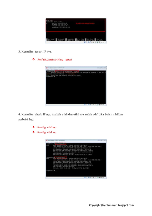 Konfigurasi Router di Debian | DOCX