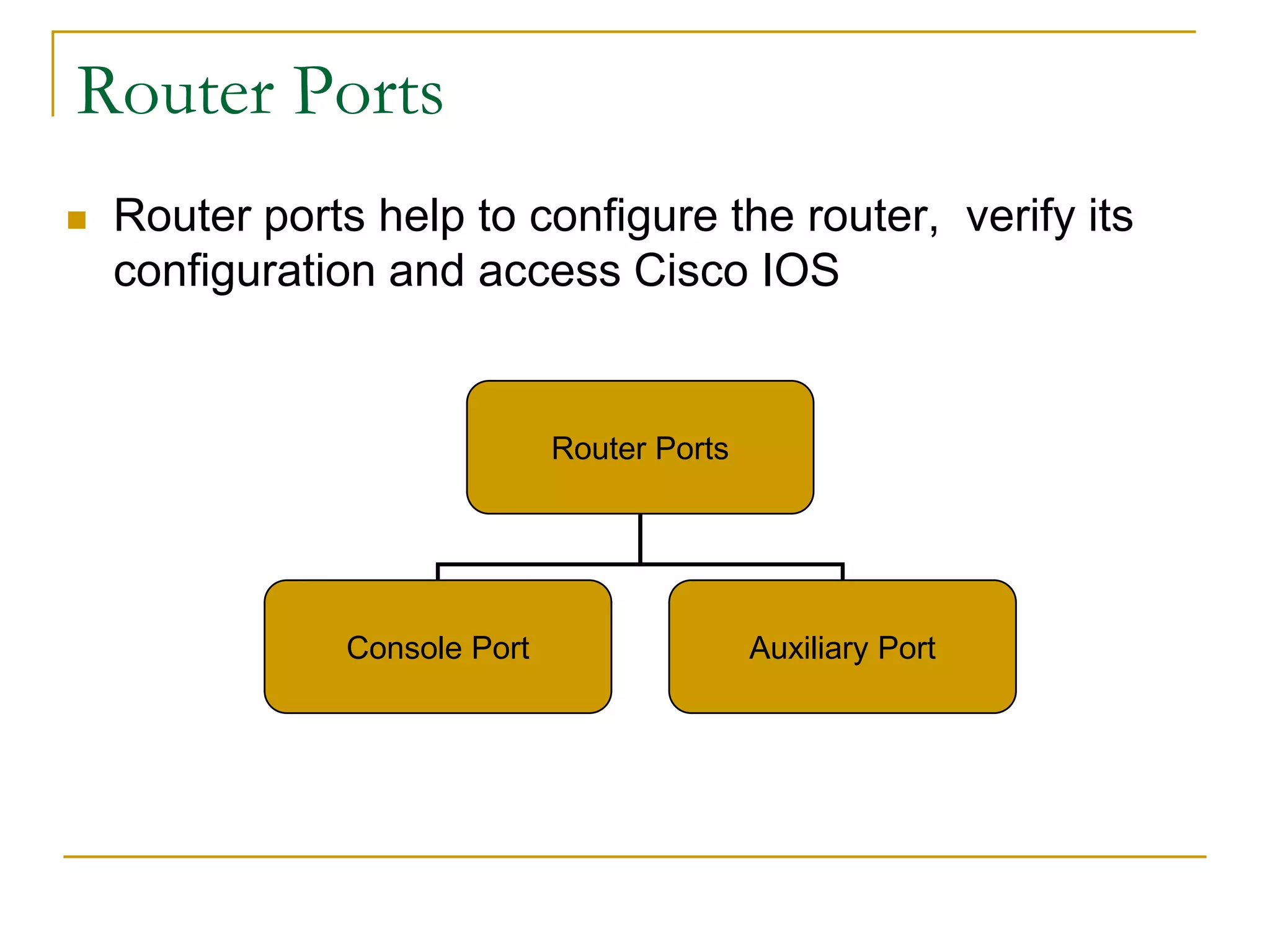 Router fundamentals | PPTX