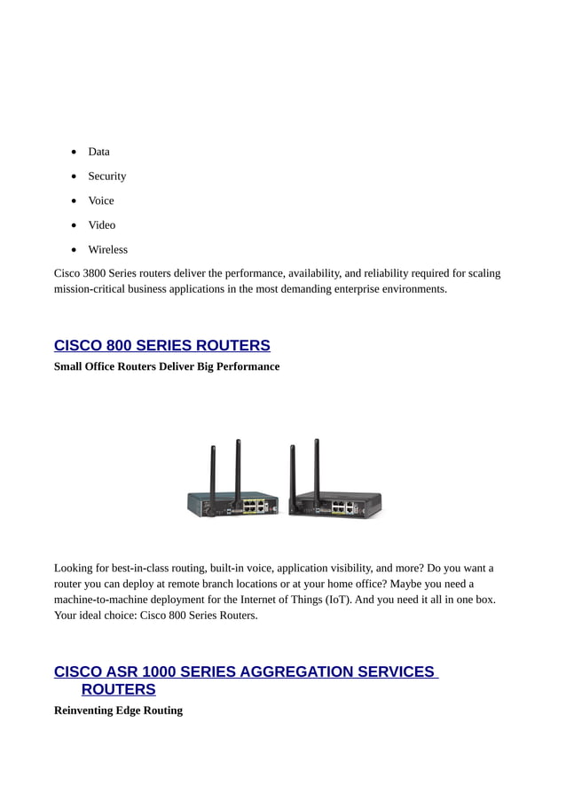 Routers | PDF