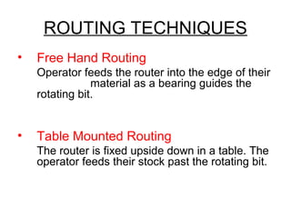 Router safety | PPT