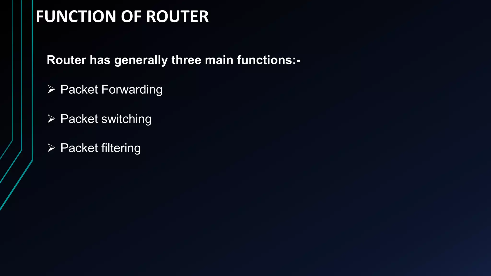 BASIC OF ROUTERS,ROUTER IOS AND ROUTING PROTOCOLS | PPTX | Computer ...