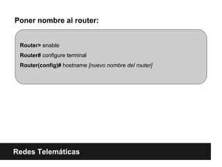 quot;REDES VIRTUALES": Actividad 3 Comandos básicos de CLI del router ...