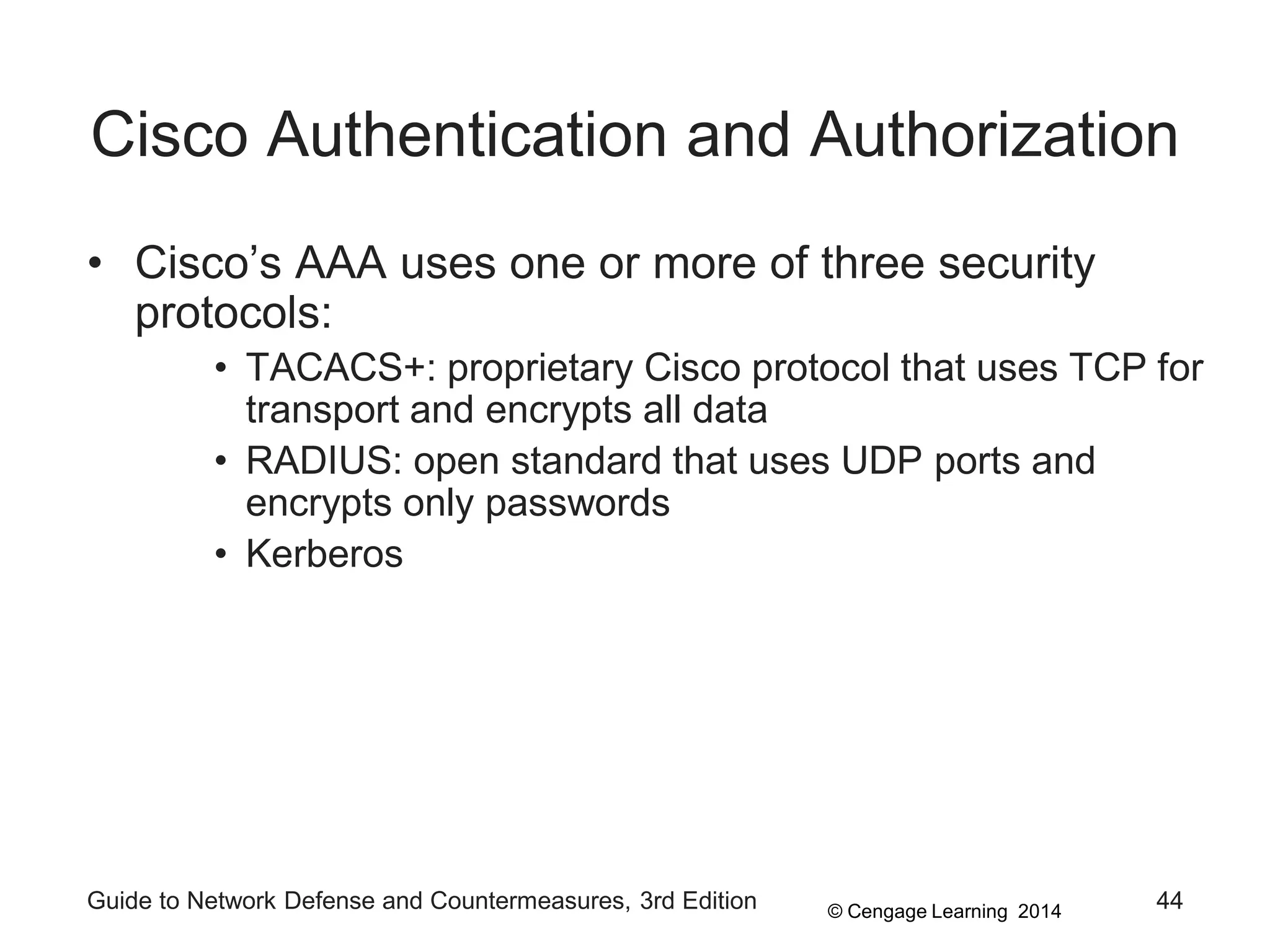 Guide to Network Defense Router Security | PDF