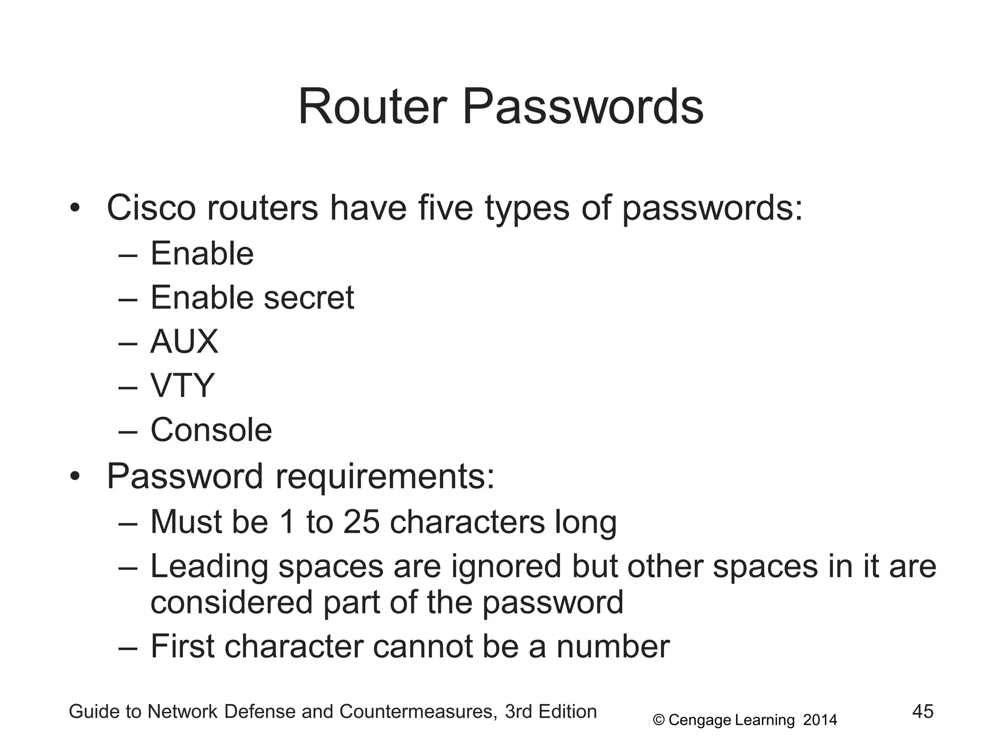 Guide To Network Defense Router Security Pdf