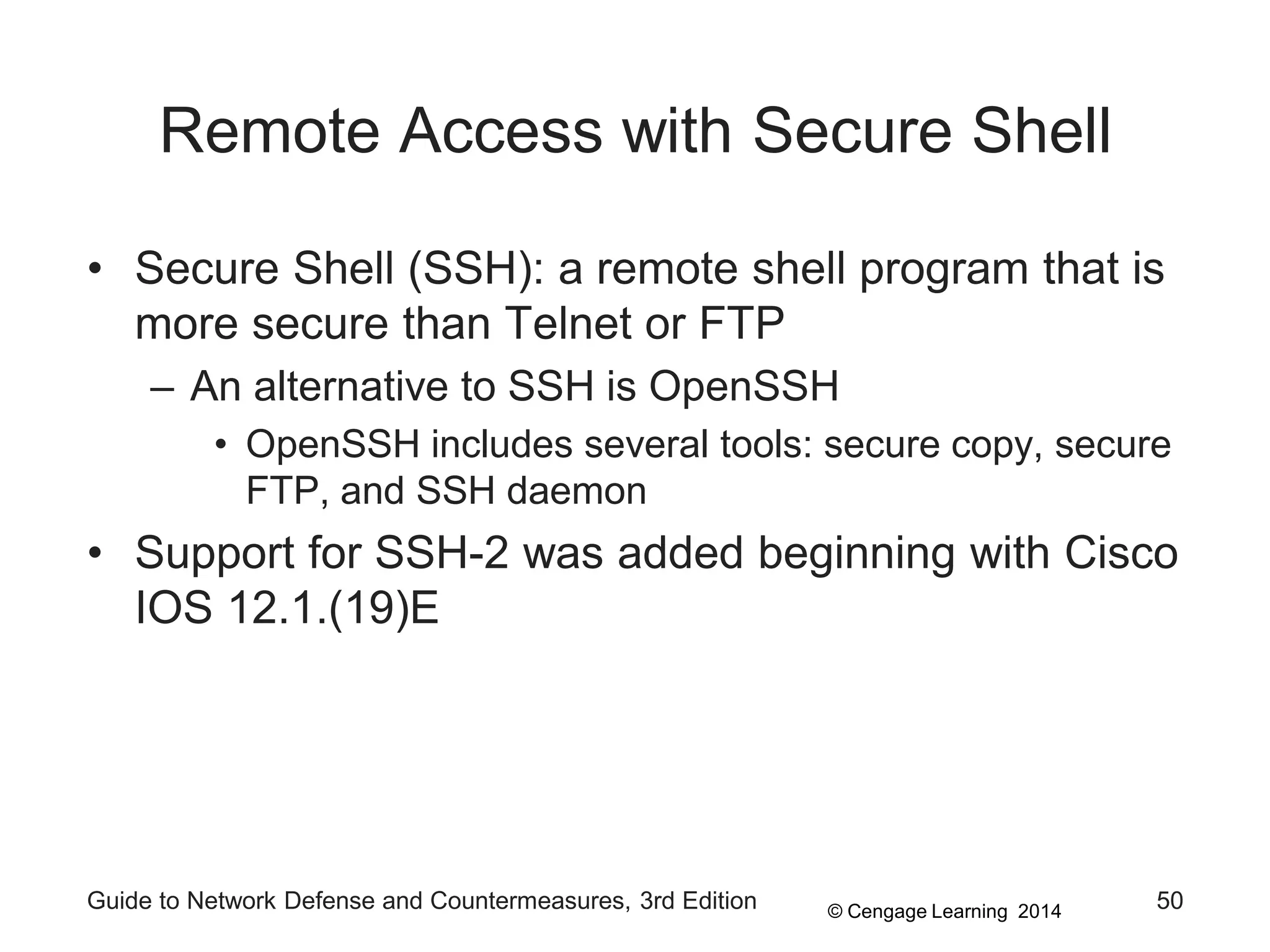 Guide to Network Defense Router Security | PDF