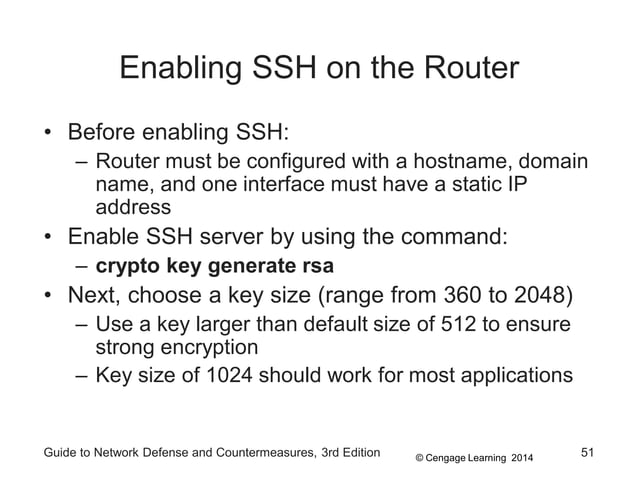 Guide to Network Defense Router Security | PDF