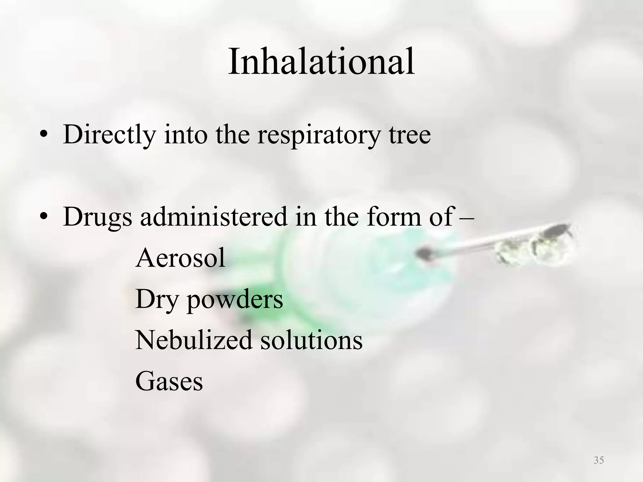 Routes of parenteral administration | PPTX