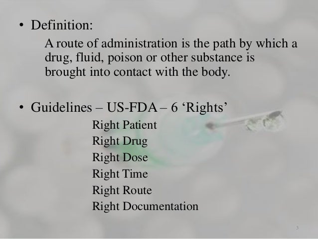 Parenterally Administered Definition