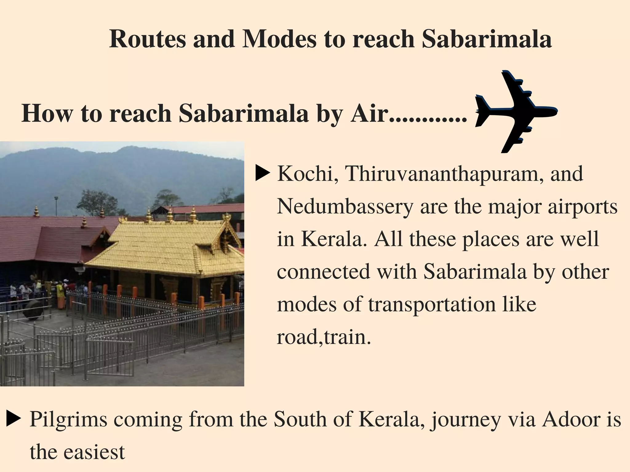 Ultimate Sabarimala Travel Guide: Rail, Road and Air | PDF