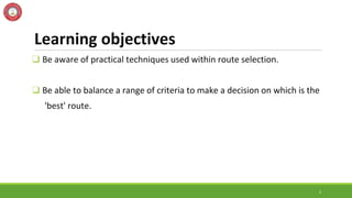 Route selection | PPTX