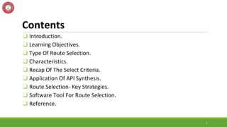 Route selection | PPTX